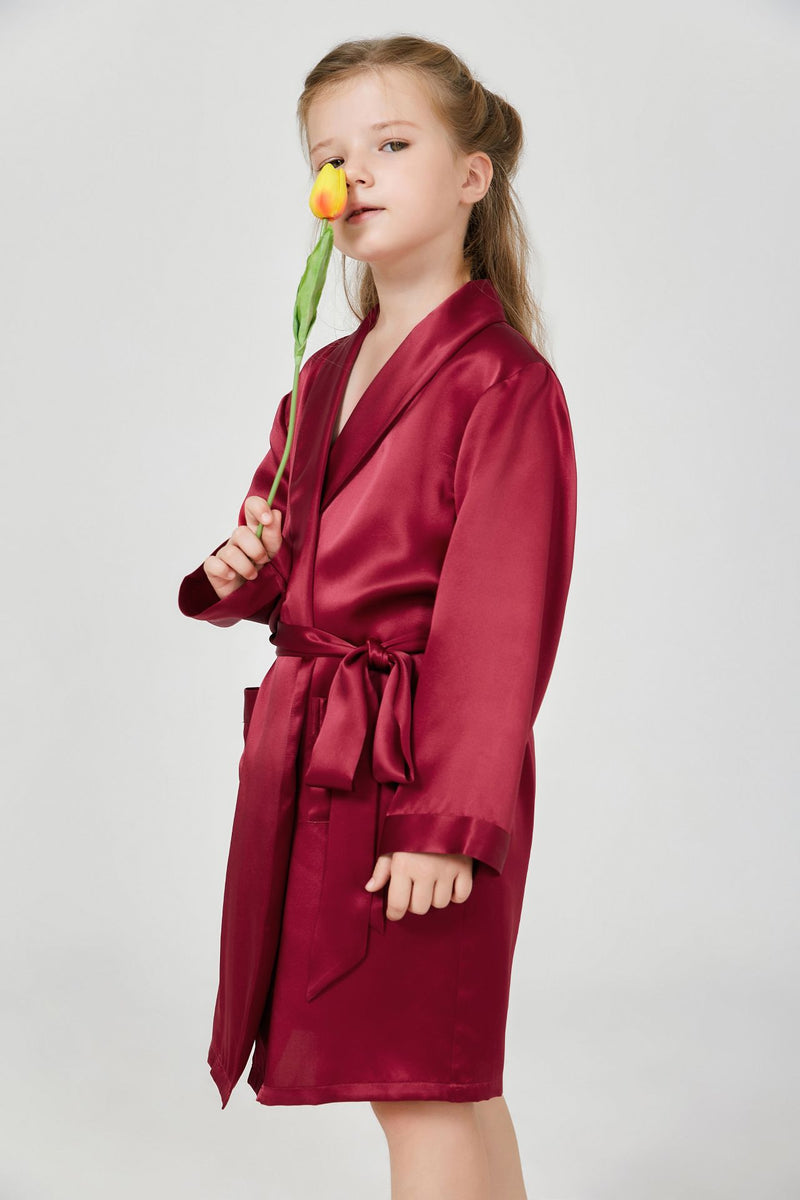 Children's Silk Robe With Pockets– Asilklife